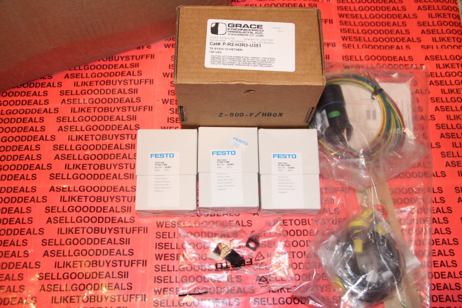 Festo 50E-F33GCQP-S 44P-N-V-SG-BB-J00J VTSA-FB Valve Terminal 539217 ...