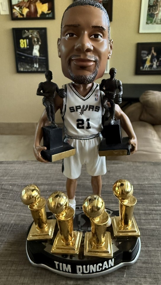 Tim Duncan San Antonio 4x Champ & 2x MVP Champion Bobblehead | eBay