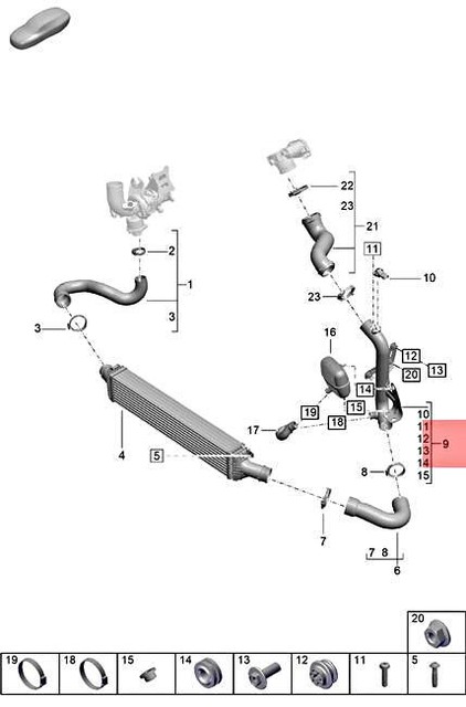 Genuine PORSCHE Macan 95B Pressure Pipe 95B145673D for sale online | eBay