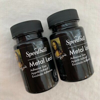 NEW NIP Speedball Metal Leaf Adhesive Size 2 fl oz (2 BOTTLES) | eBay