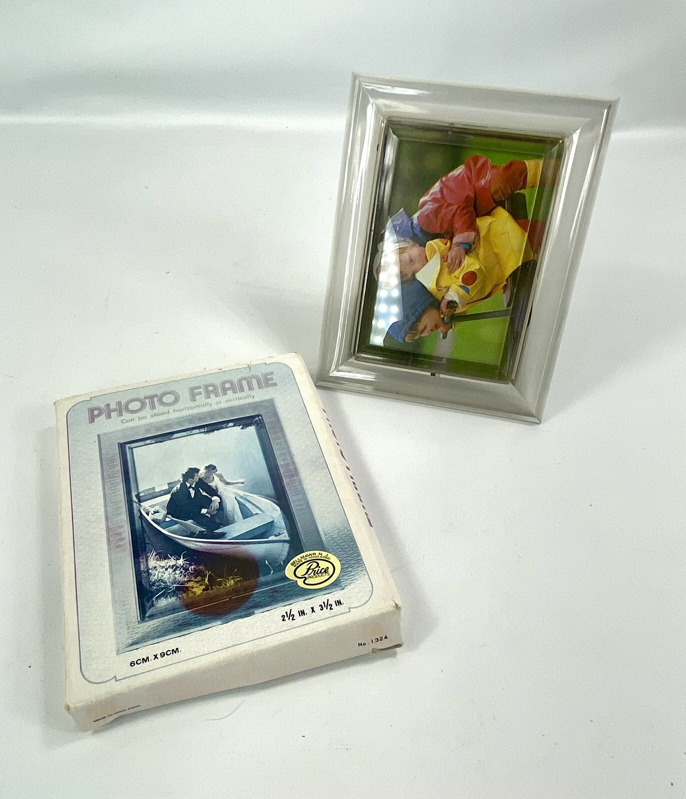 Vintage Picture Frame Small Clear Smoke Plastic Acrylic 1970s Retro 3 ...