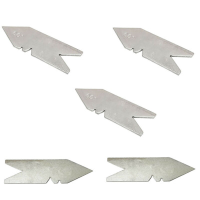 5 PC 60 Degree Center Gage Fishtail Thread Gauge Lathe Tool | eBay