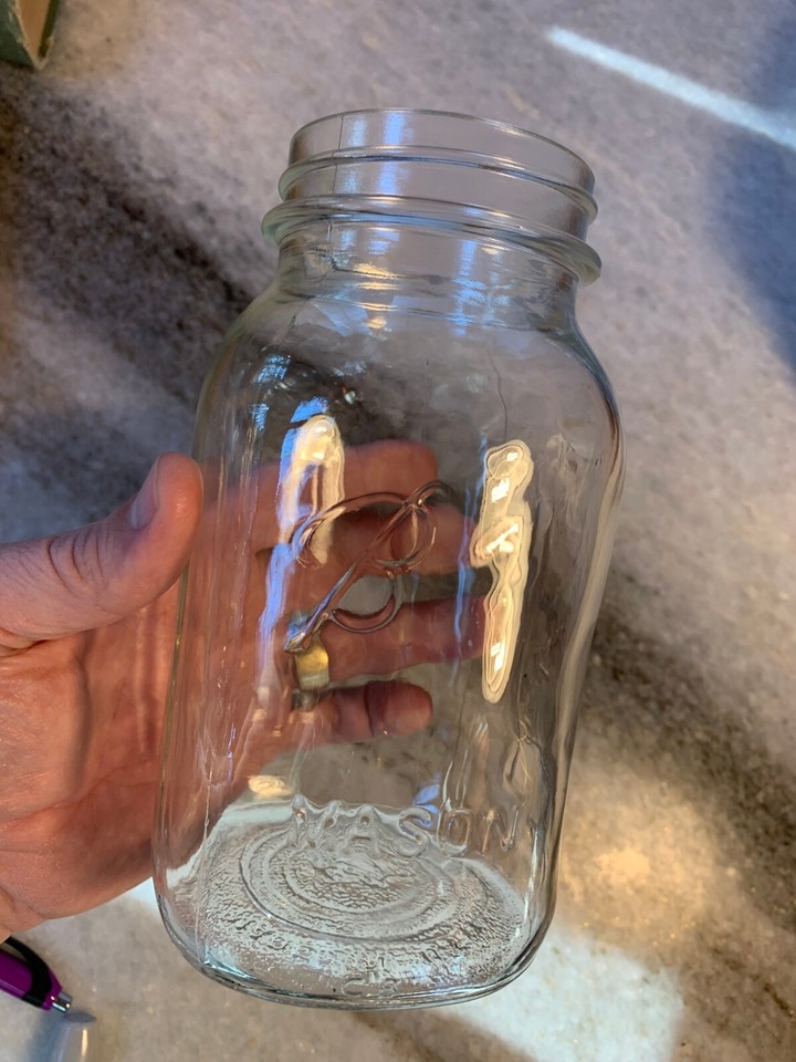 RARE BALL Mason Jar MISPRINT / MISPRINTED / ERROR "B" Letter only, Holy ...