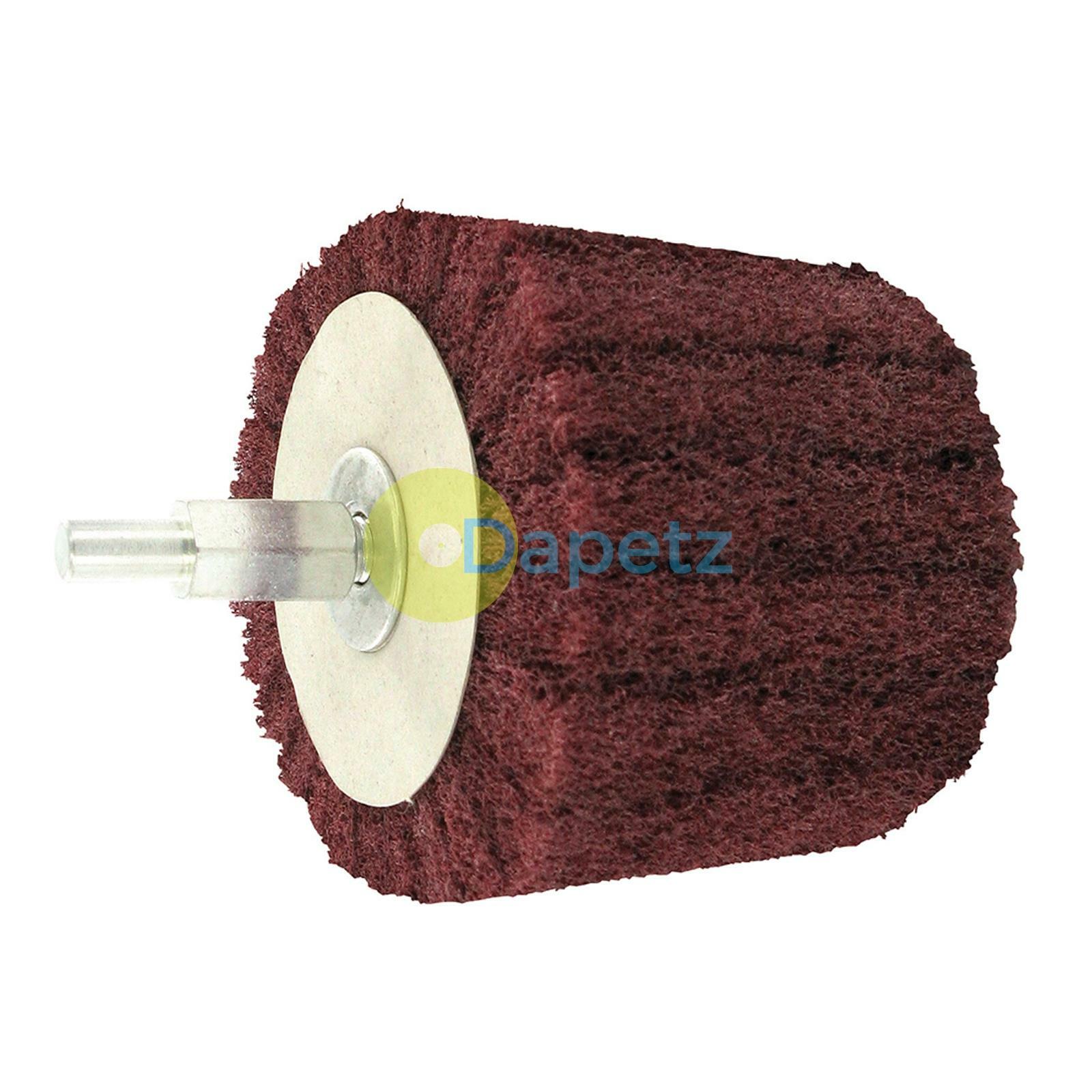 50mm Flap Wheel P240 Grit fine cylinder sanding scotchbrite mop | eBay