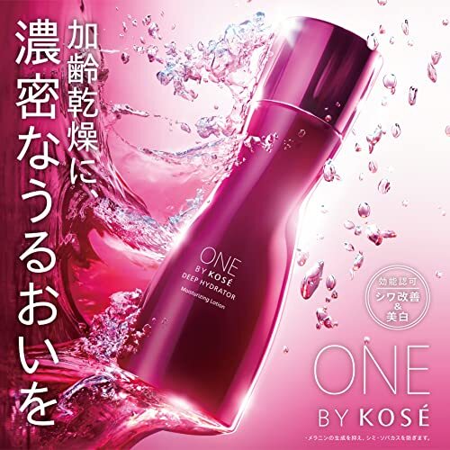 ONE BY KOSE Deep Hydrator 150ml Aging Care Wrinkle Whitening Toner ...