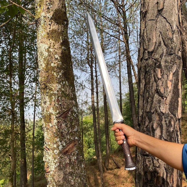 Custom Handmade Tactical Viking Sword | 29'' Carbon Steel Blade ...