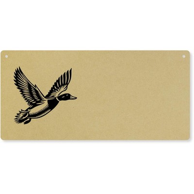 'Flying Duck' Large Wooden Wall Plaque / Door Sign (DP00060786) | eBay ...