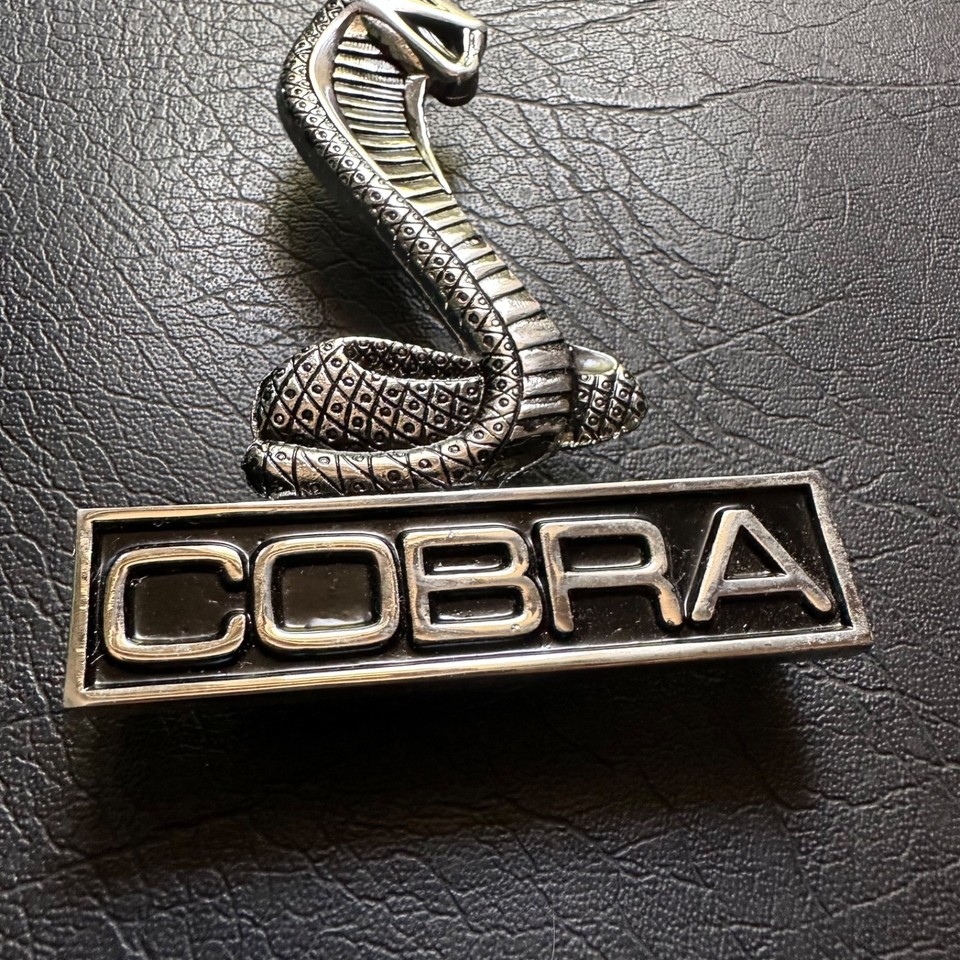 Shelby Mustang Fender Emblem Cobra Badge 1968 GT350 GT500 KR 428 Ford ...
