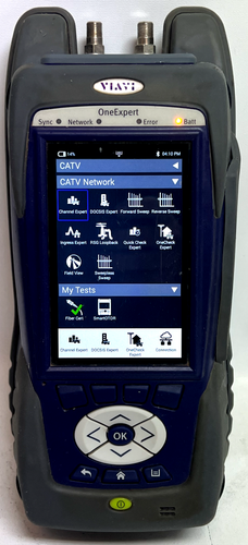 Viavi JDSU ONX-630 OneExpert DOCSIS 3.1 SWX IPX TSX NTX Fwd & Rev Sweep ...