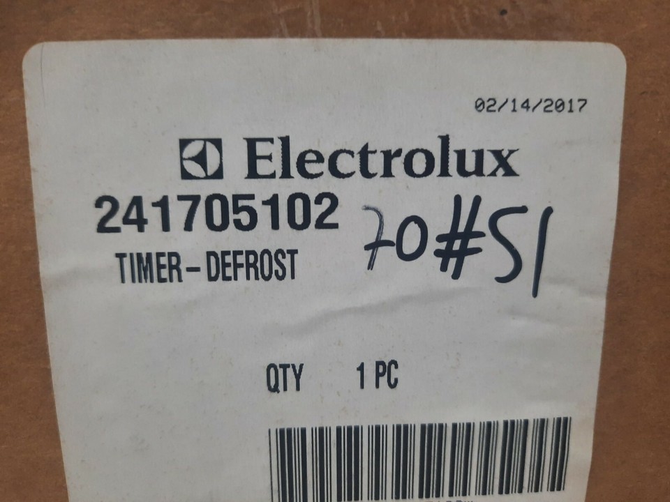 GENUINE OEM Frigidaire Refrigerator Defrost Timer 241705102 | eBay