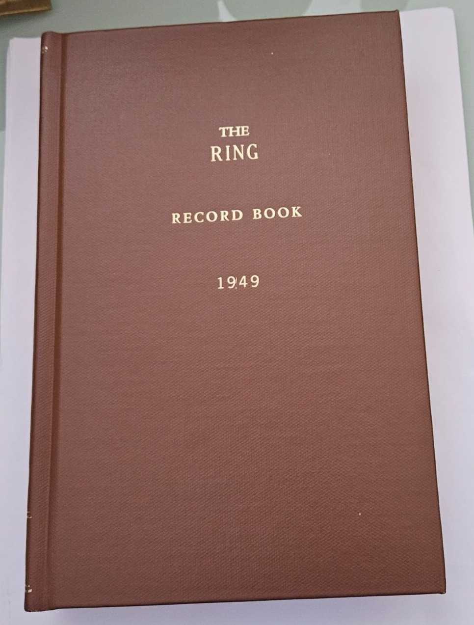 bert randolph sugar THE RING RECORD BOOK 1949 boxing hardcover | eBay