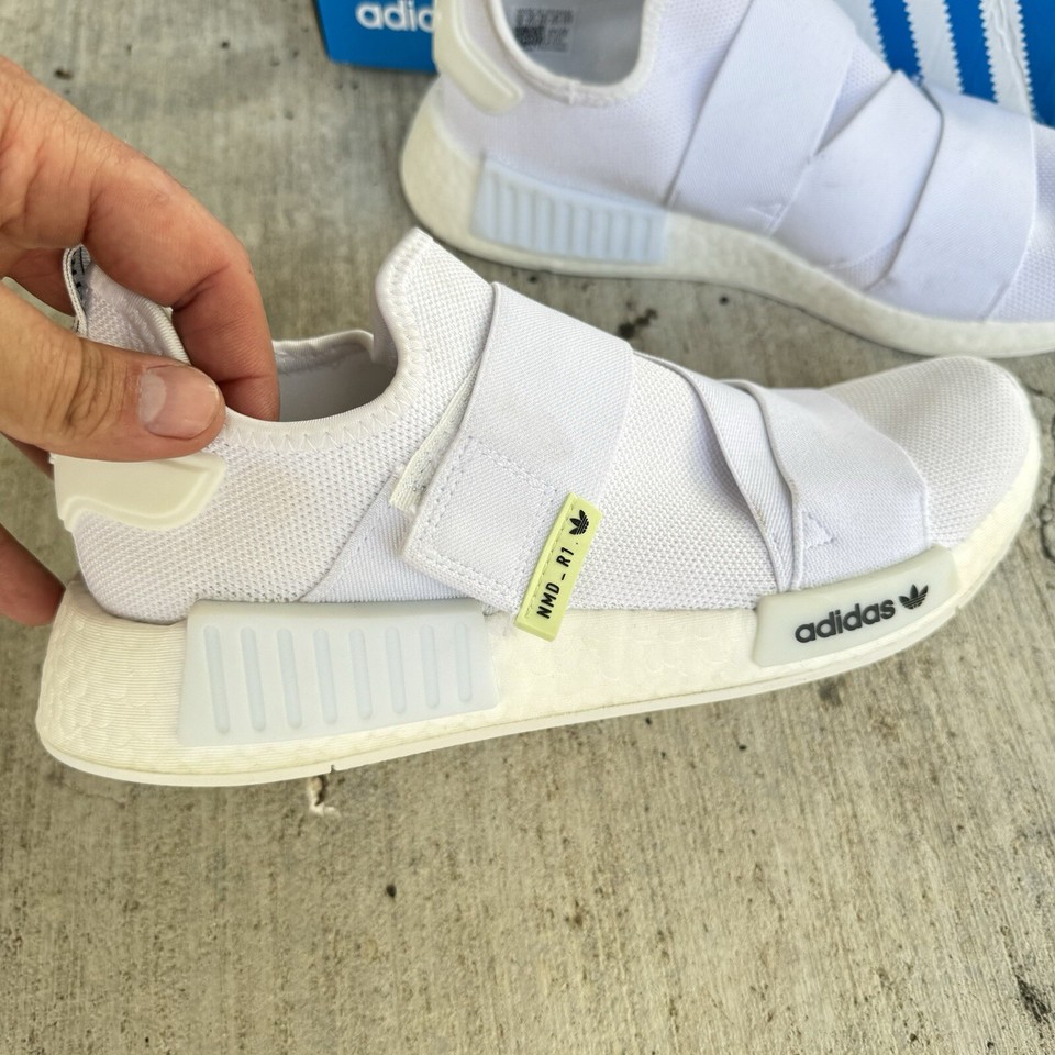 Adidas Originals NMD_R1 Strap Shoes Women size 9 sportswear White Open ...