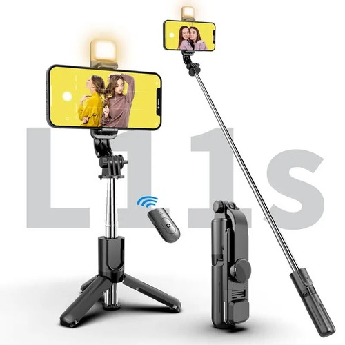 L11S Selfie Stick Mini Handheld Phone Tripod Small Selfiestick With ...