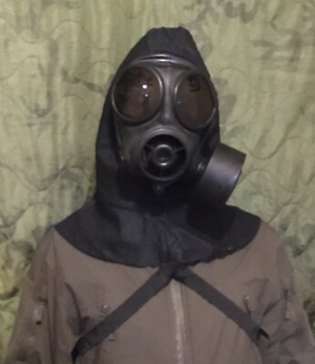 Remploy Responder Black Hood ONLY EDC Escape Riot CBR NBC Suit Gas Mask ...