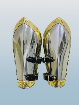 Medieval Splint Combat Bracers Handmade Armor 18 Gauge SCA Steel ...