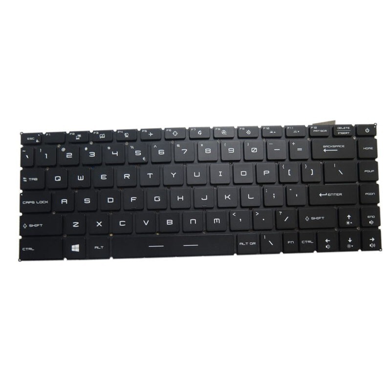 RGB Backlit US Keyboard For MSI Vector GP66 12UE 12UG 12UH 12UHO 12UGSO ...