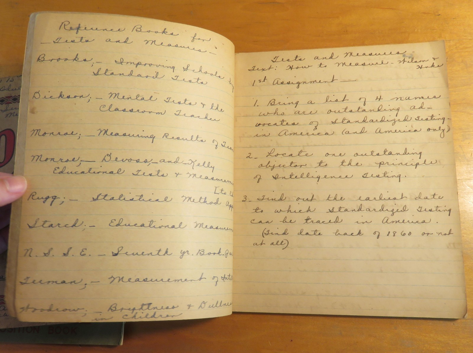 antique composition notebook lot 1920s 40s 200 Page Belk Stores Town ...