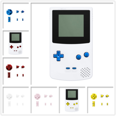 GBC Replacement Full Set Buttons & Repair Tools for Gameboy Color Game ...