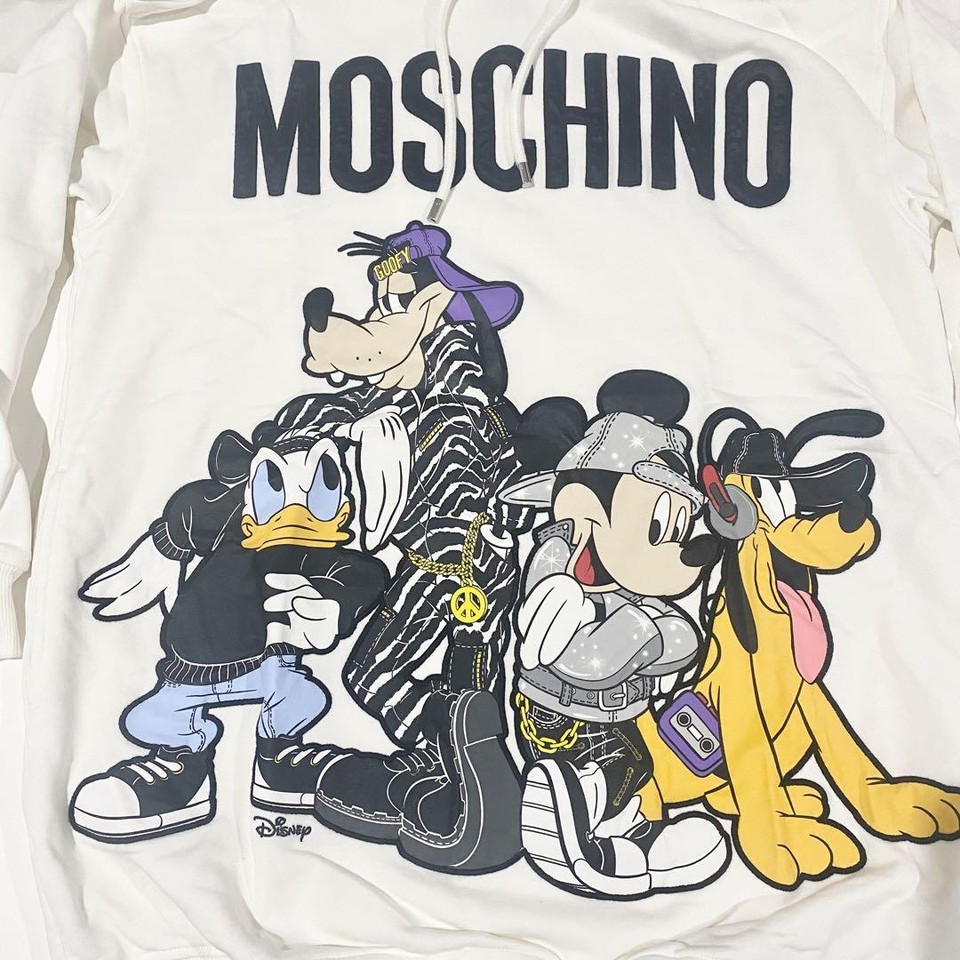 h&m moschino Disney collaboration hoodie | eBay