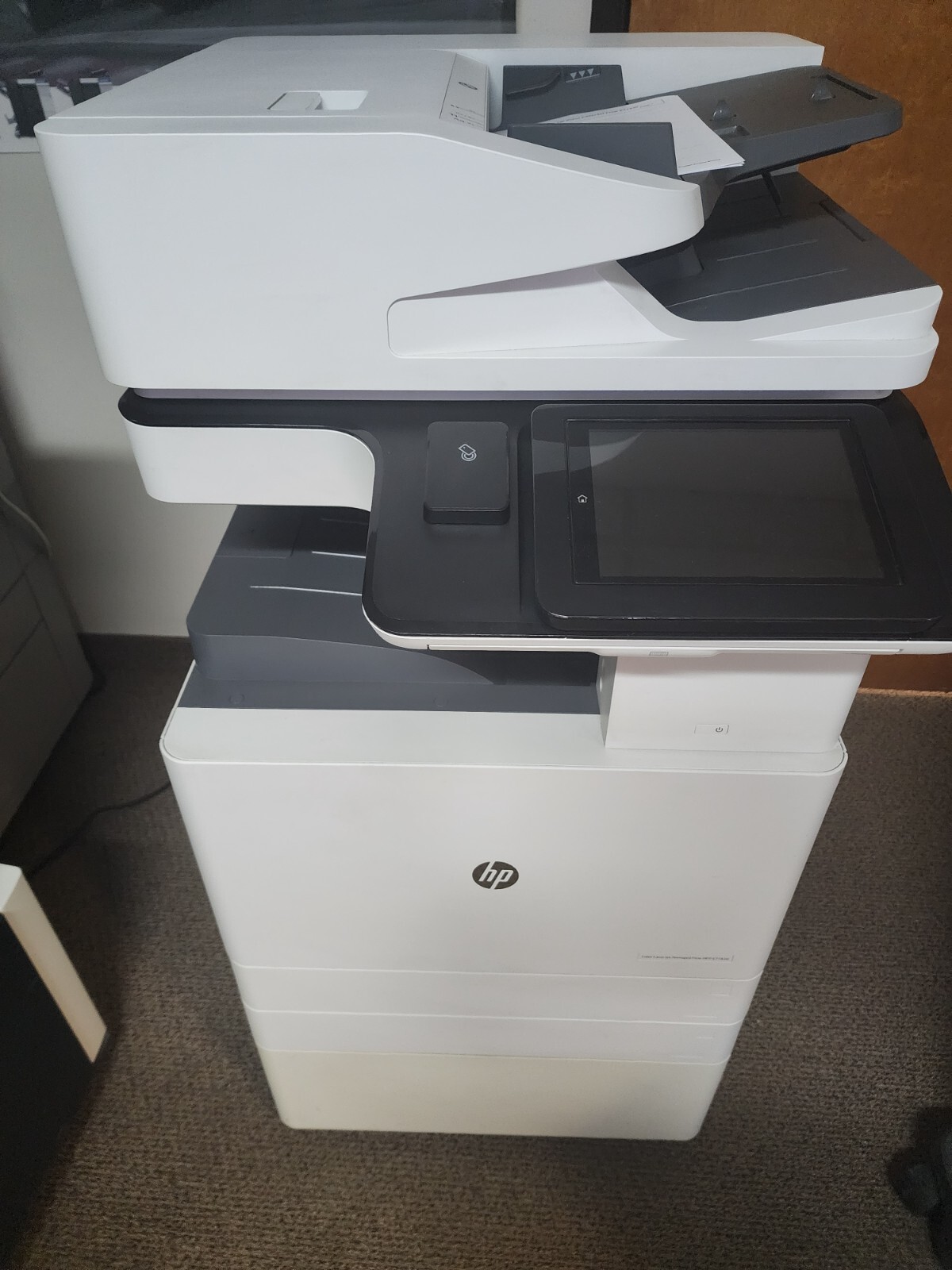 HP -COLOR E77822 COPIER PRINTER SCANNER 2 TRAYS LOW METER AT 37K | eBay