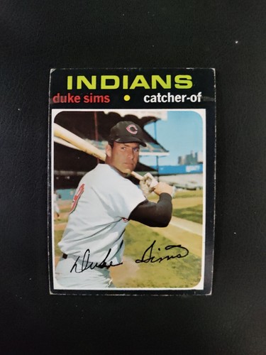 1971 Topps Baseball - Mid Grade Set Break - #172 Duke Sims read ...