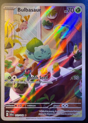 Bulbasaur 143/142 Sv07: Stellar Crown Holo Pokemon TCG, NM/M, SIR | eBay