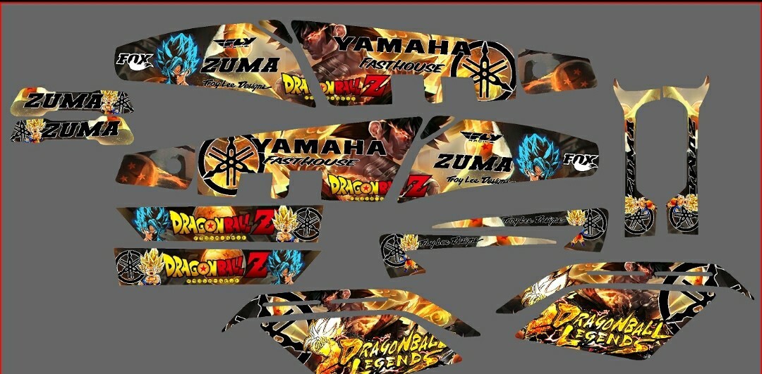 Yamaha Zuma Bws 125 150 Graphic Kit 2022- 2024
