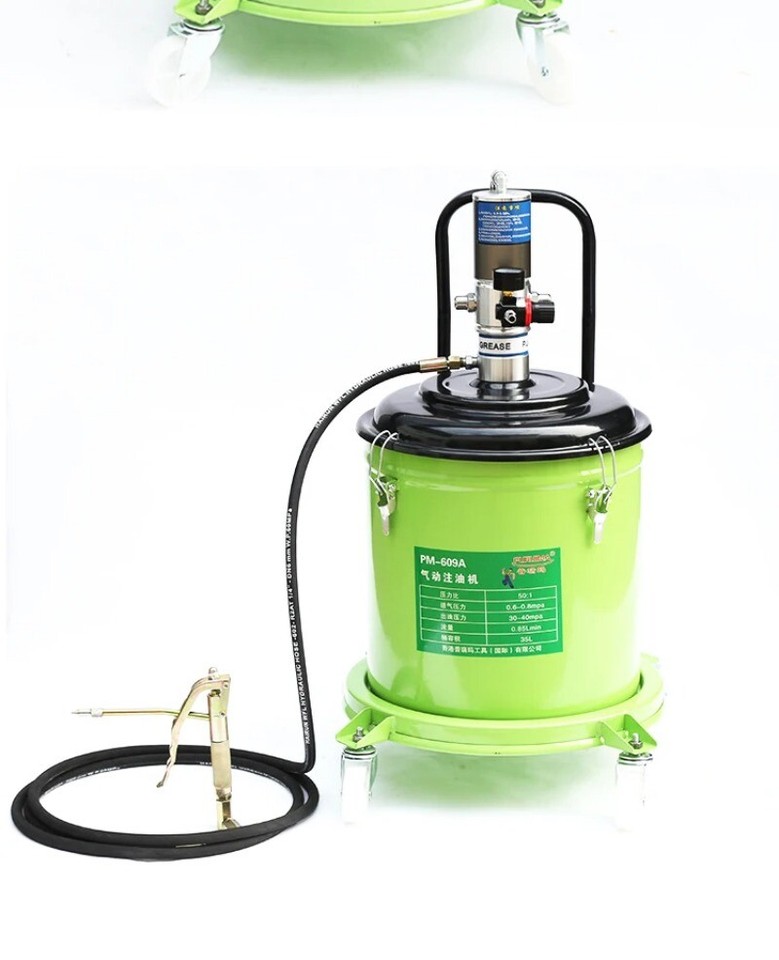 High Pressure Pneumatic Grease Machine Vat Pneumatic Grease Gun Filling ...