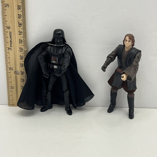 Star Wars 2005 Anakin Skywalker And Darth Vader Action Figures 4 Inch ...