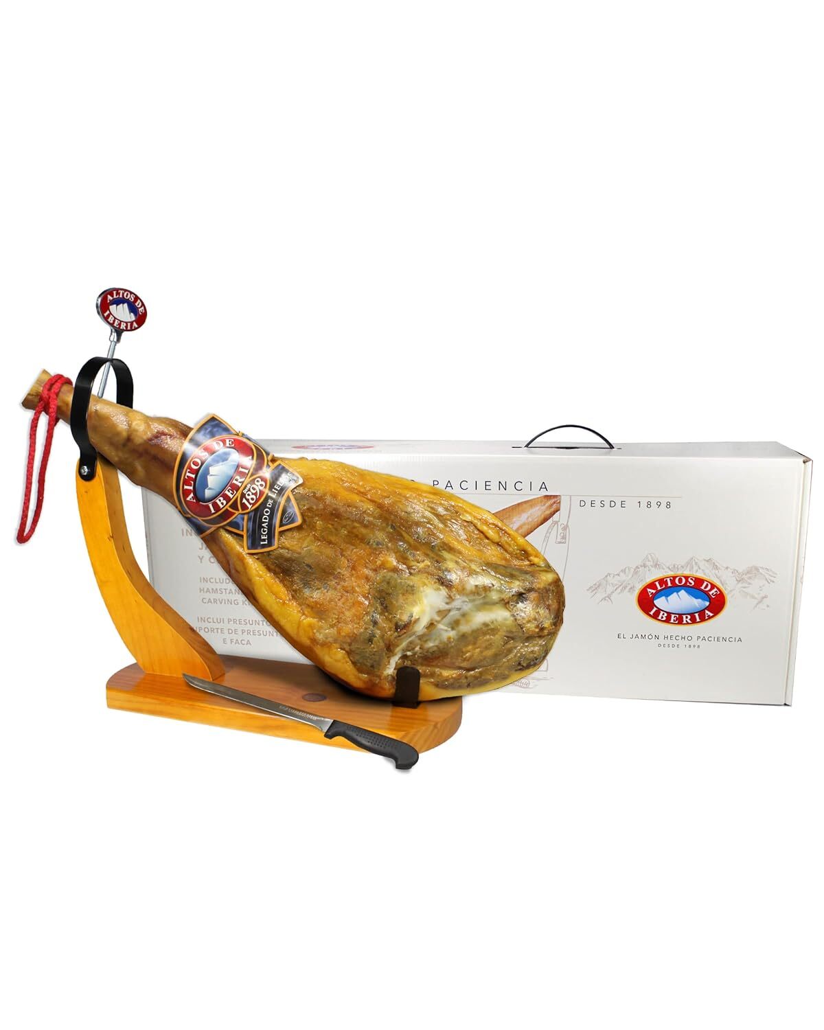 Altos de Iberia Serrano Ham Spain - With Ham Stand and Knife - Min ...