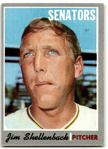 1970 Topps Baseball Jim Shellenback Washington Senators #389 | eBay
