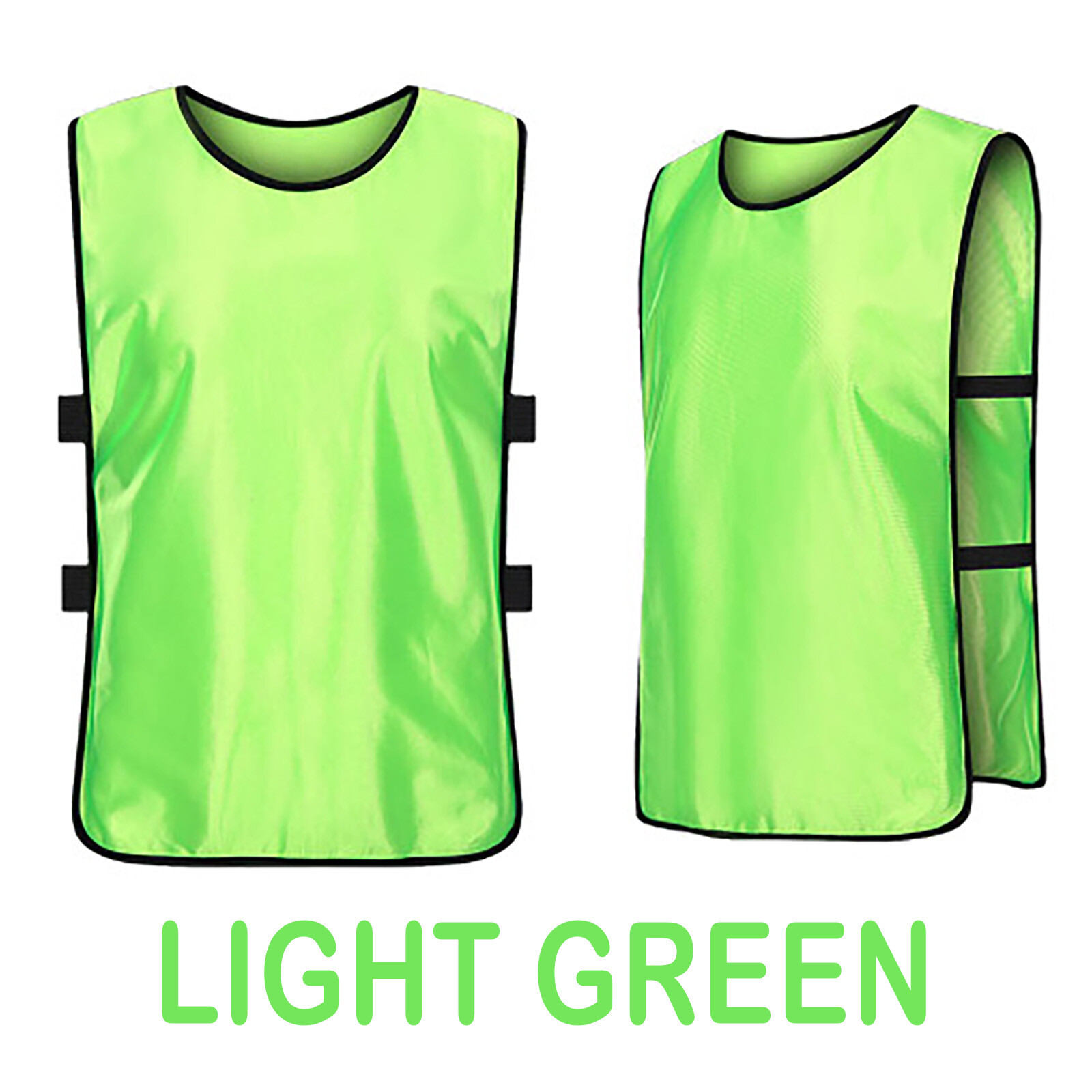 Sports Training Bibs Vests Top Soccer Basketball Cricket Rugby Football ...