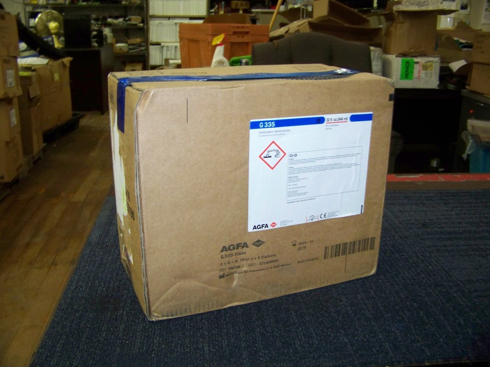 AGFA G335 Fixer Fixing Bath / Replinisher 2 ea. A & B PRO 2 5 Gal 4NZ3B ...