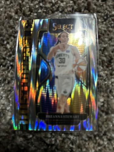 2024 Panini WNBA Select BREANNA STEWART Unstoppable Silver Prizm flash ...