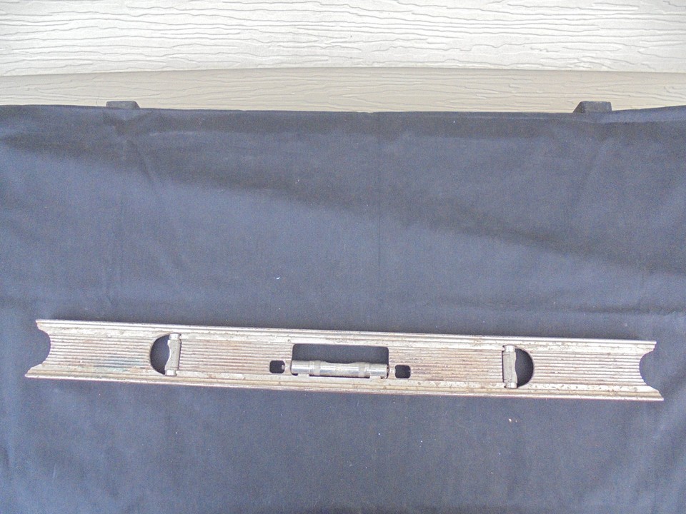 Stanley No 36 24" Cast Iron Machinist Level Vintage Patent 1896 Grooved ...