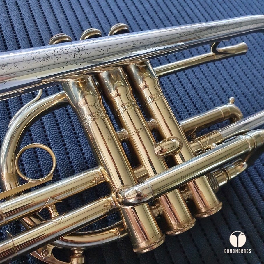 King Master SIlverSonic cornet Sterling Silver Bell, case | GAMONBRASS ...