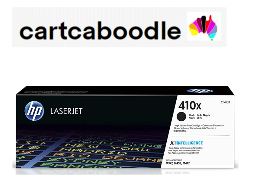 Genuine HP 410X CF410X BLACK Toner - For M452DN M452DW M477FDW M377DW ...