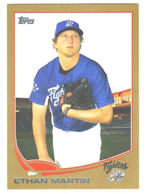 2013 Topps Pro Debut GOLD ETHAN MARTIN 20/50 RC Philadelphia Phillies ...