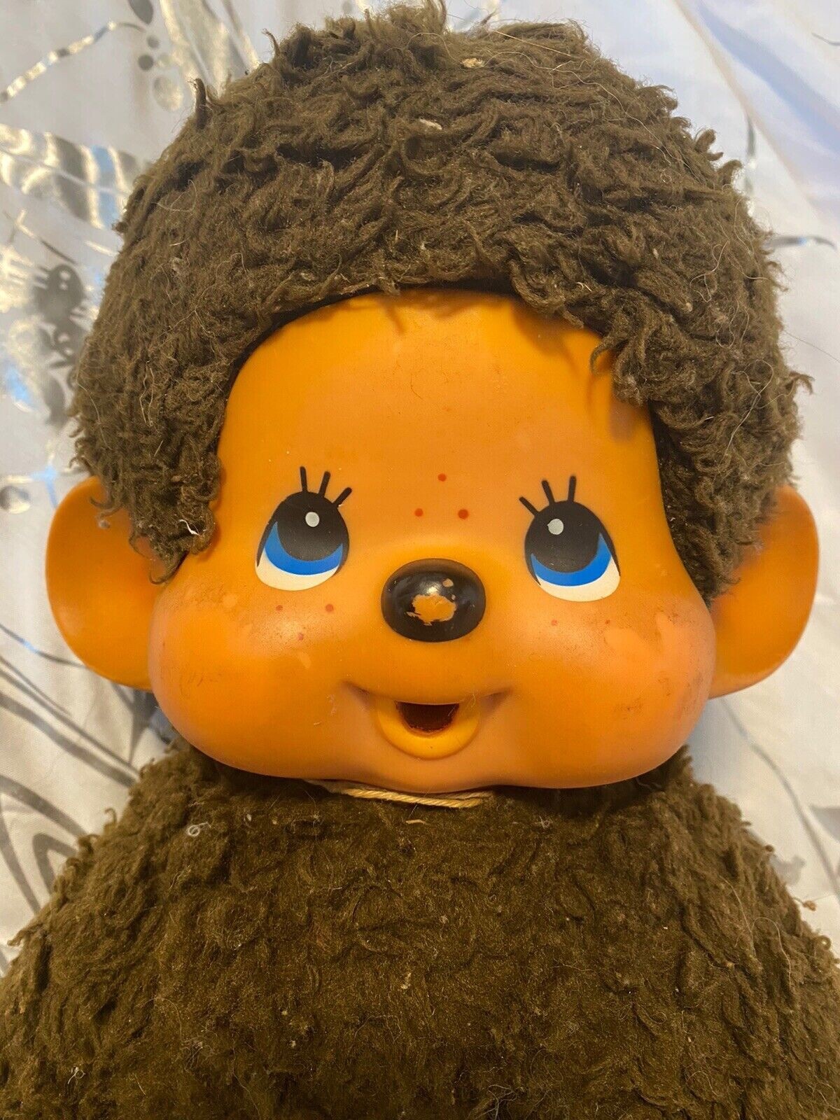 Original Sekiguchi XL MONCHHICHI Figur Monchichi *45 cm !!!* #w152 ...