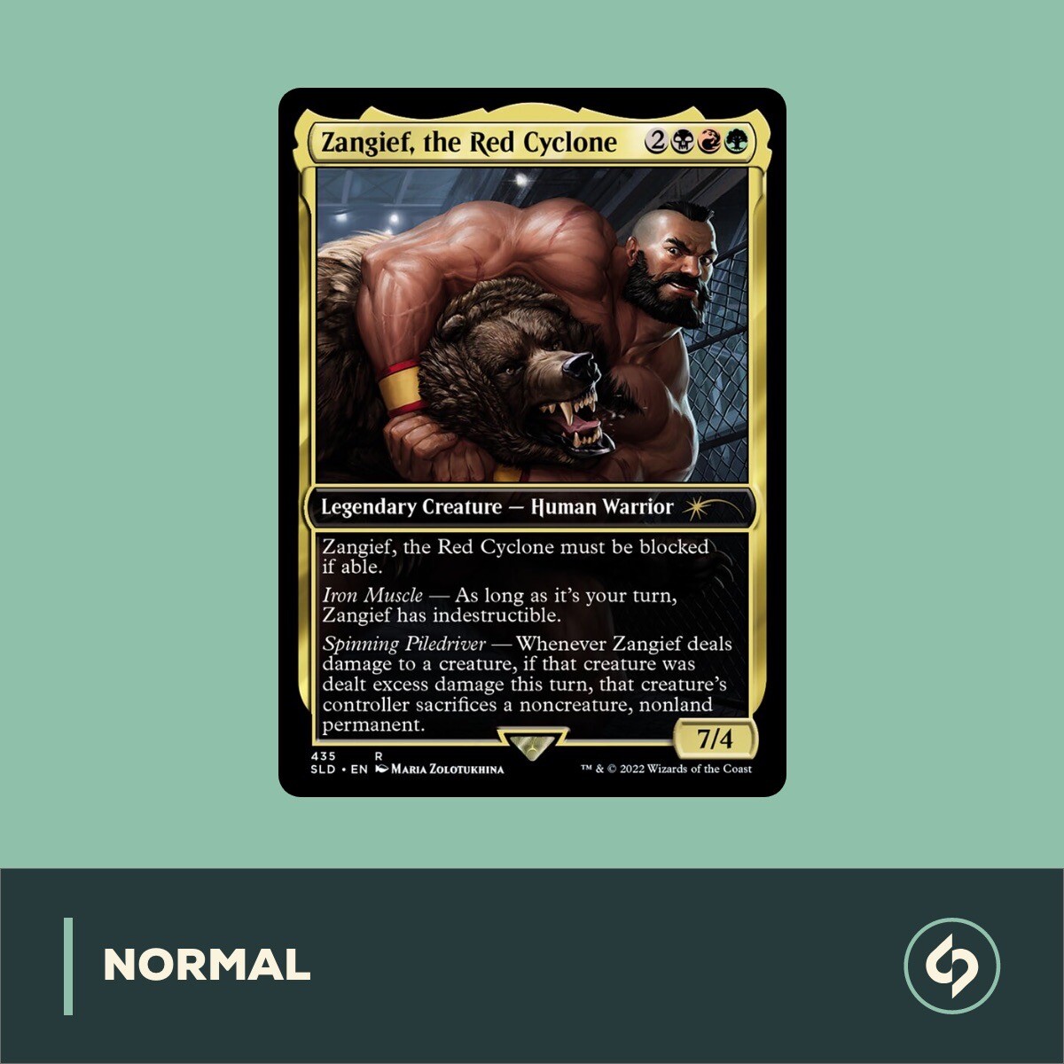 MTG | Zangief, the Red Cyclone | STREET FIGHTER x SECRET LAIR | NM | EN ...