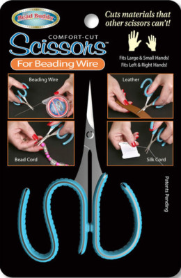Bead Buddy Comfort-Grip Scissors For Beading Wire | eBay