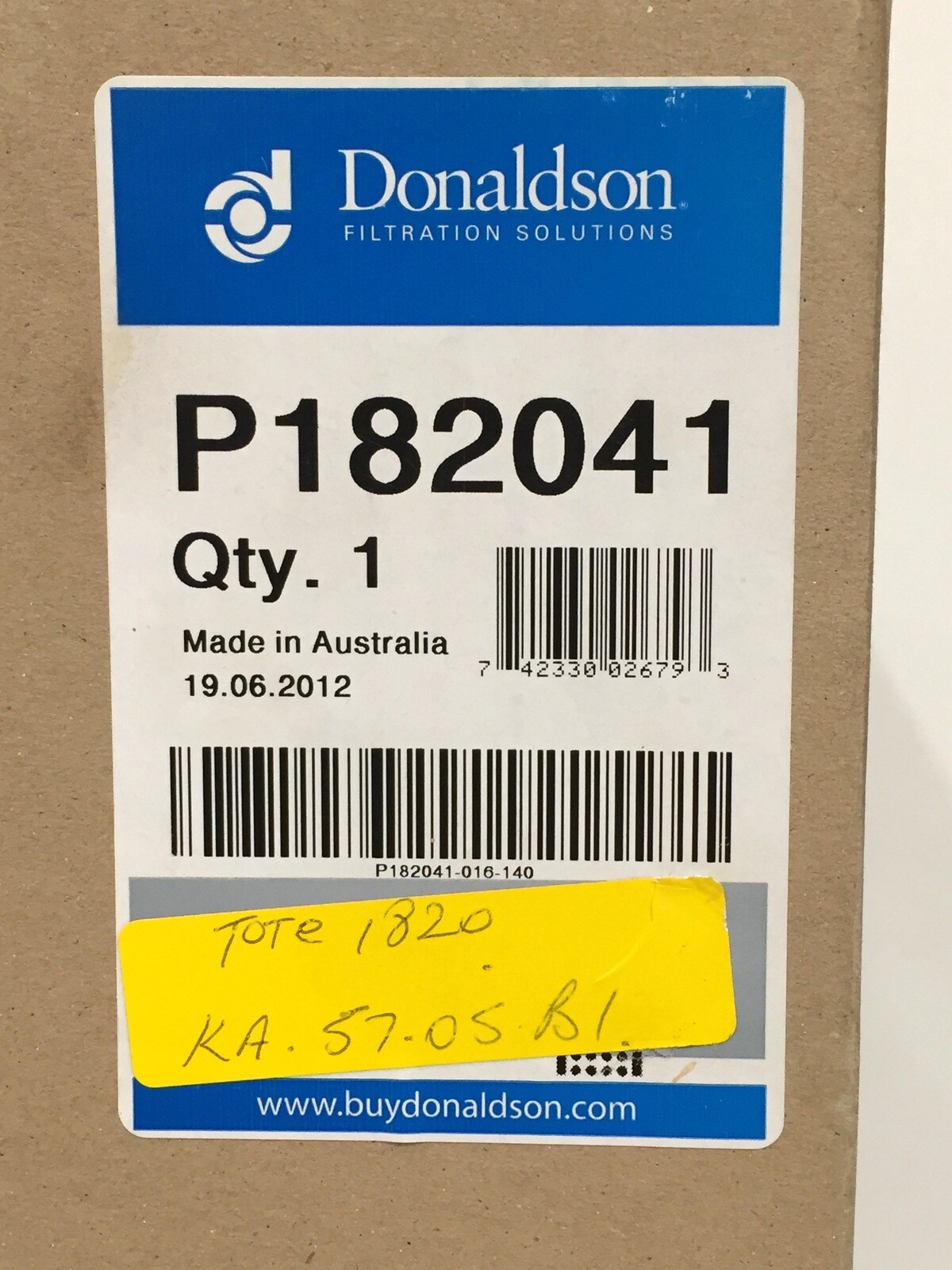 Donaldson P182041 Air Filter Duralife II Double-life Element Primary ...