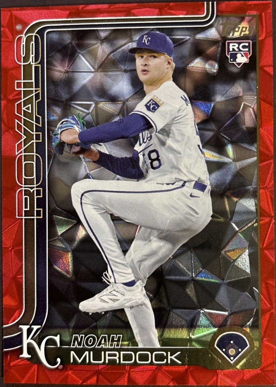 2025 Topps Update Series - Noah Murdock #US134 Red Diamante Foil /5 (RC ...