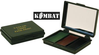 Army Combat Military Face Paint Camo Cream Camouflage Mirror Kit Set ...