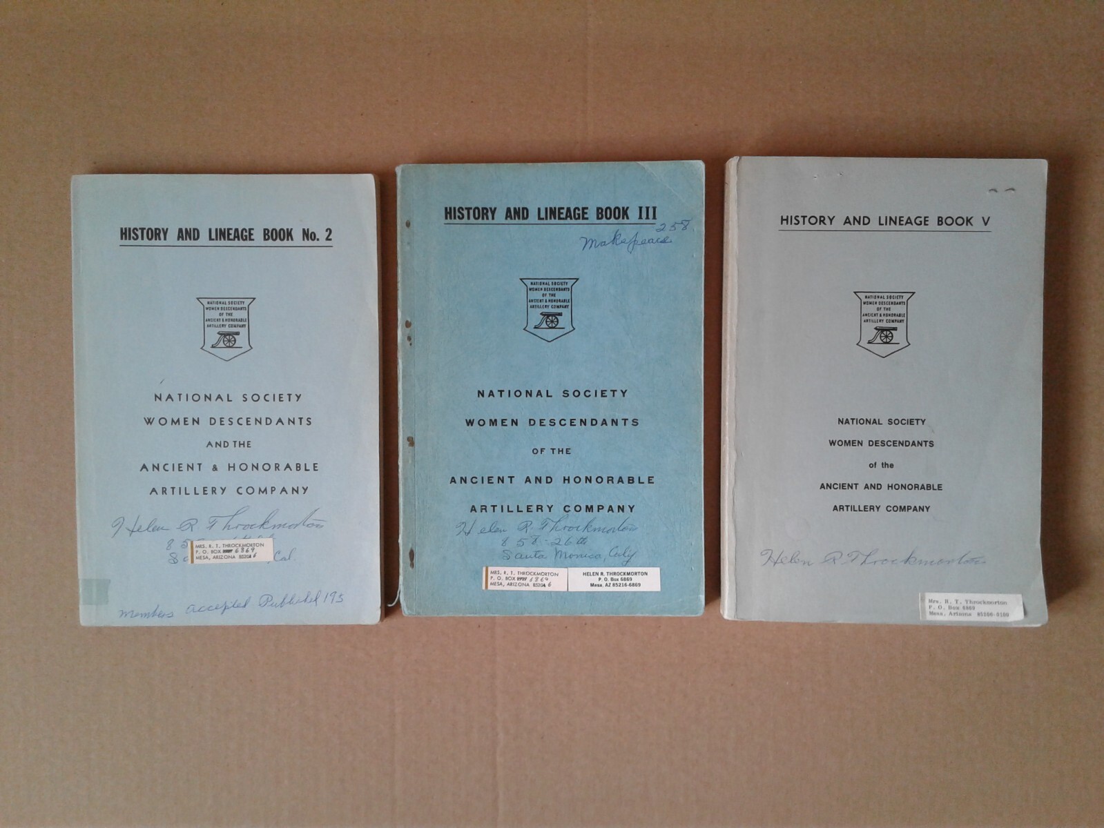 National Society Women Descendants nd the Ancient & Honorable Artillery Company | eBay