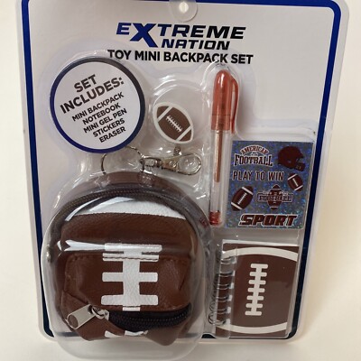 Mini Football Keychain set Notebook Mini Gel pen stickers eraser ...