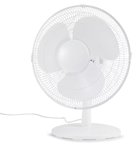 30cm Desk Fan Bench Portable Table 3 Speed Oscillating Adjustable Tilt ...