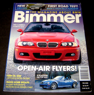 Bimmer The Magazine February 2002 About BMW M3 Cabrio | eBay