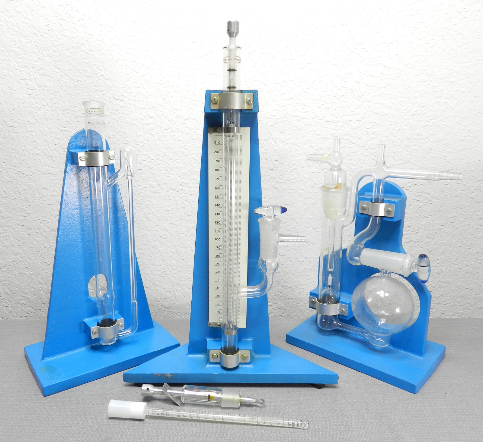 Lot of Rare Nester Faust Mini Micro Glass Lab Distillation Apparatus ...