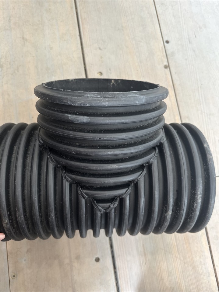 Drainage Pipe Tee Culvert Pipe Corrugated Pipe Tee 8” | eBay